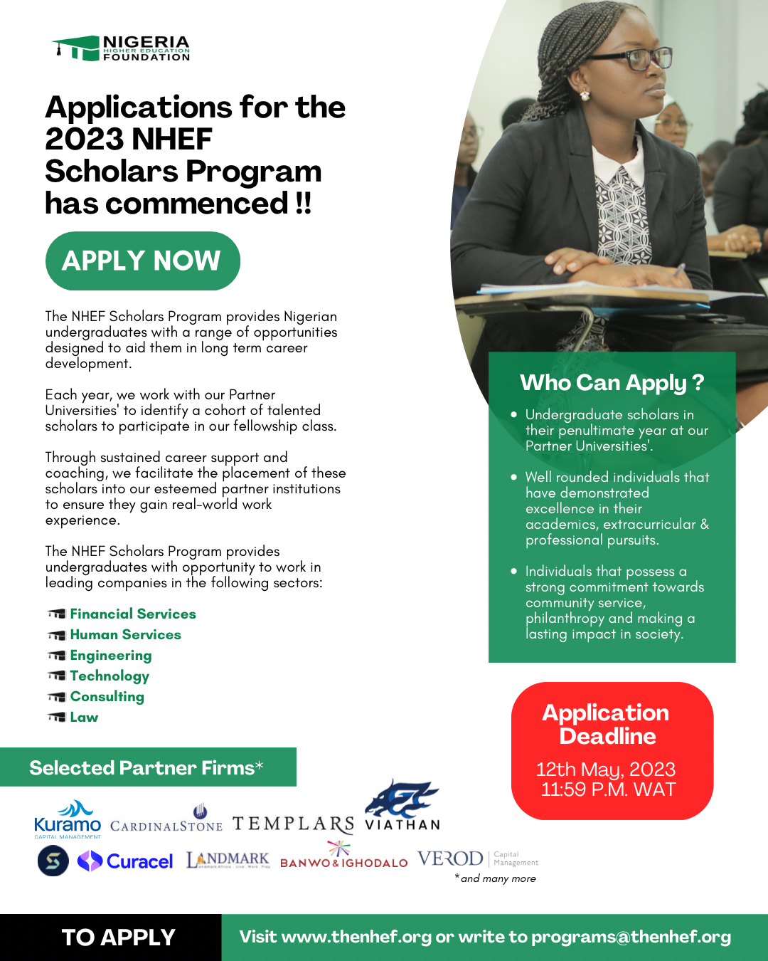 2023 NHEF Scholars Program – NHEF
